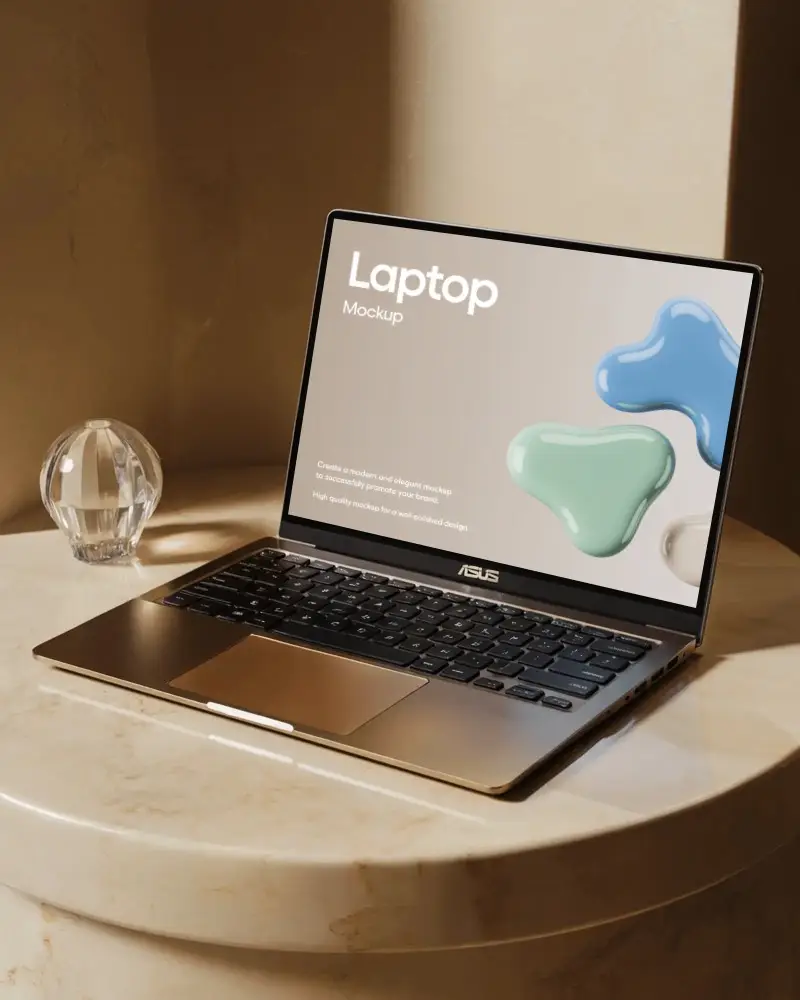 Hp Laptop Mockup Free to Download