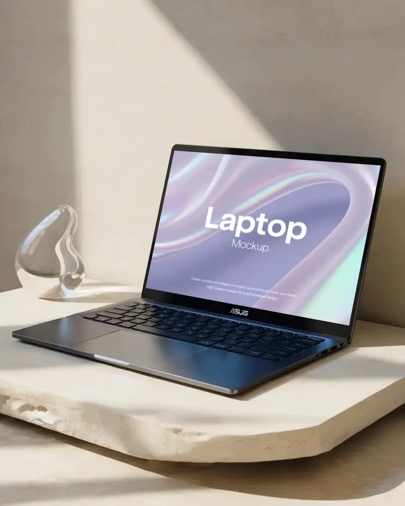 Hp Laptop Mockup Free to Download