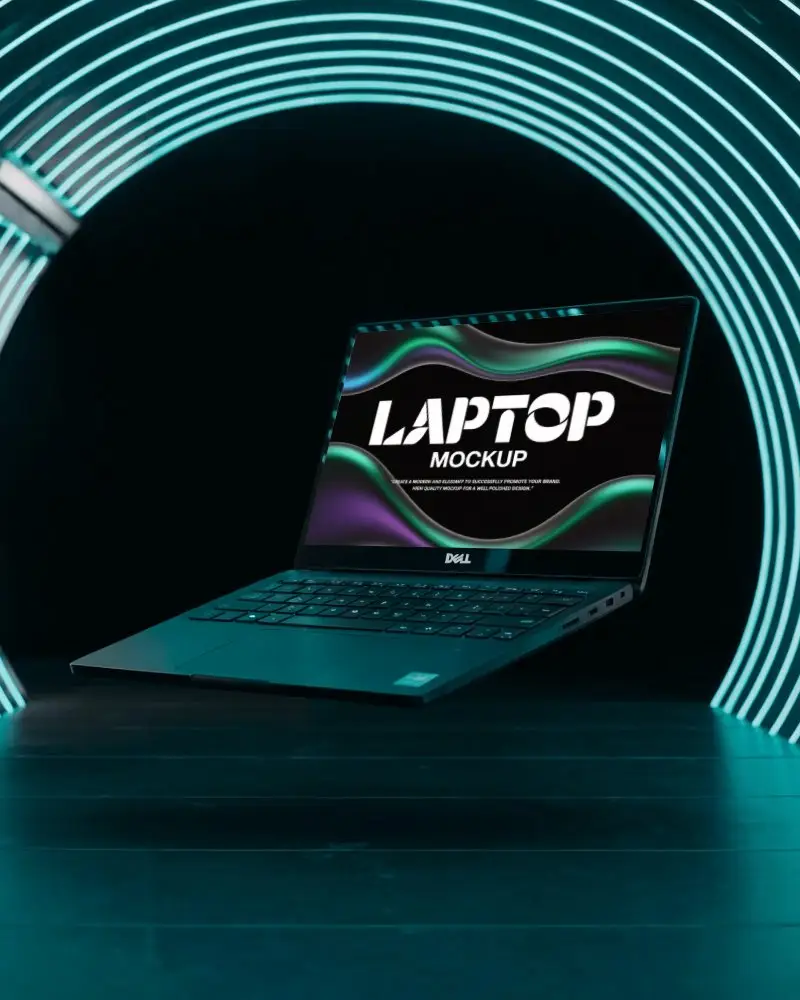 Hp Laptop Mockup Free to Download