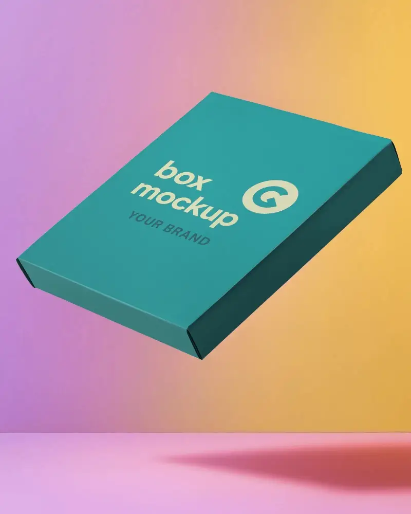 Pizza Box Mockup Free to Download