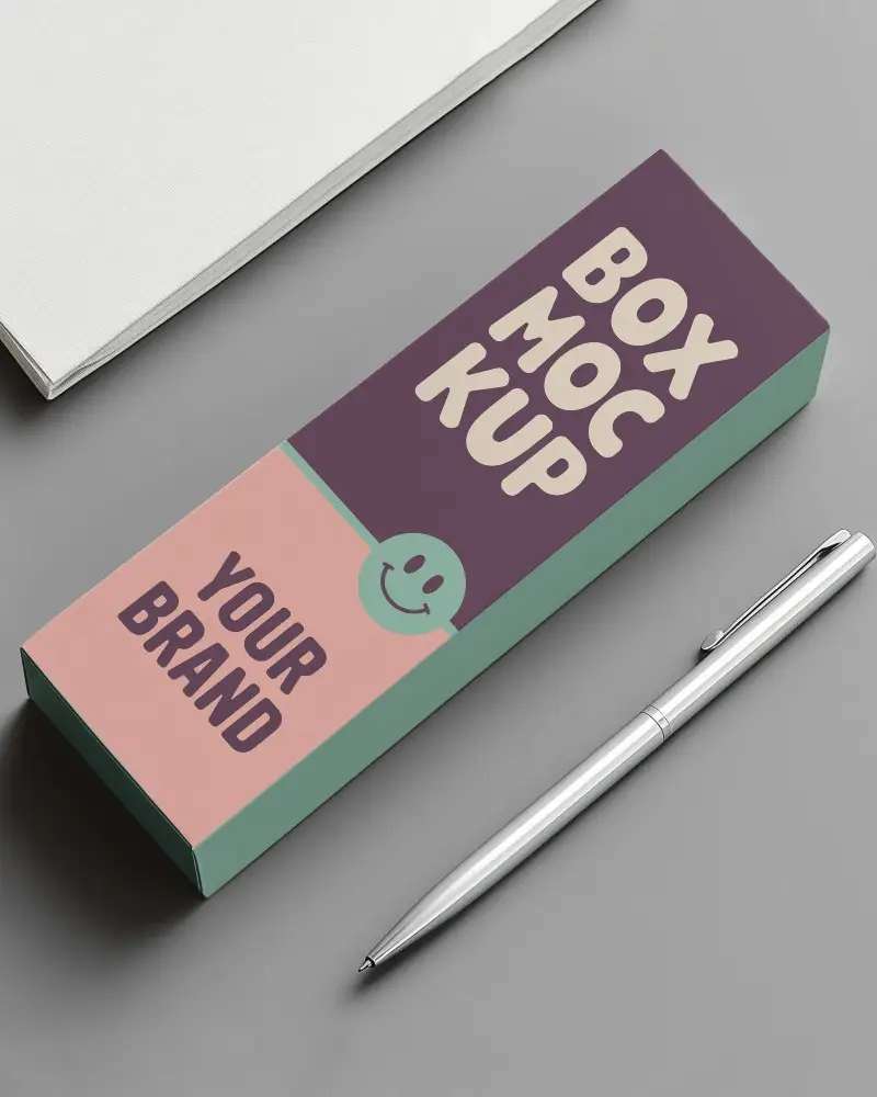 Best Long Box Mockup Free to Download