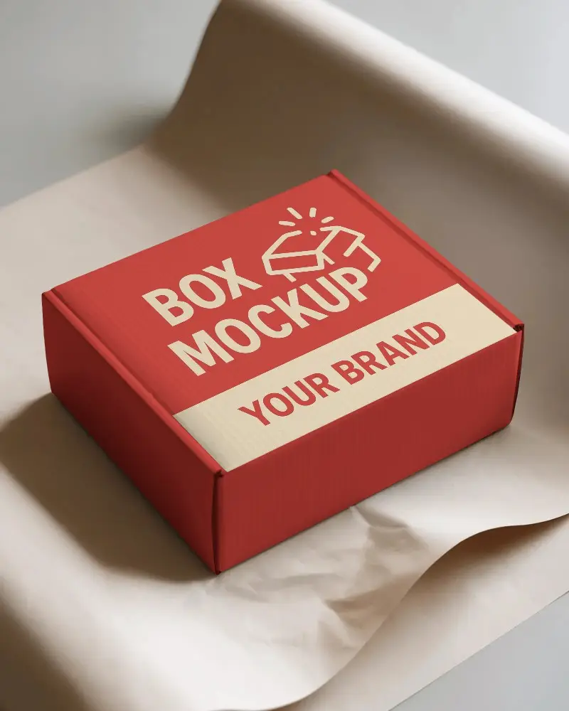 Mailing Box Mockup Free Download | Free Mailer Box Mockups