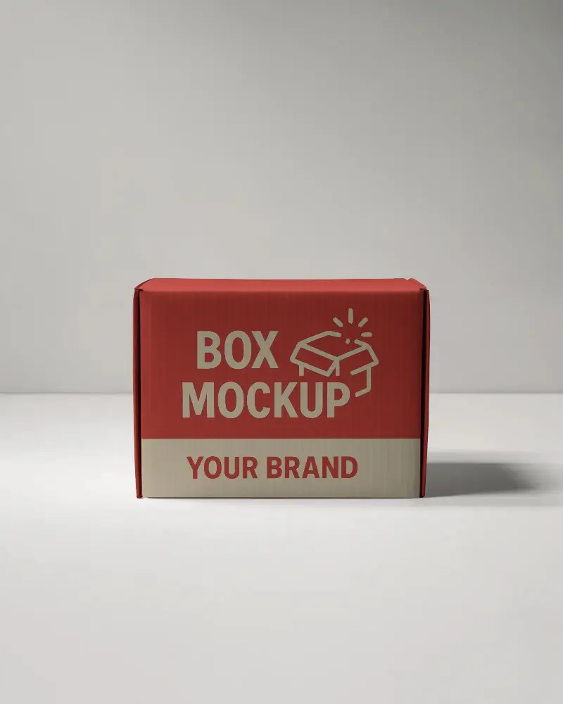 Mailing Box Mockup Free Download | Free Mailer Box Mockups