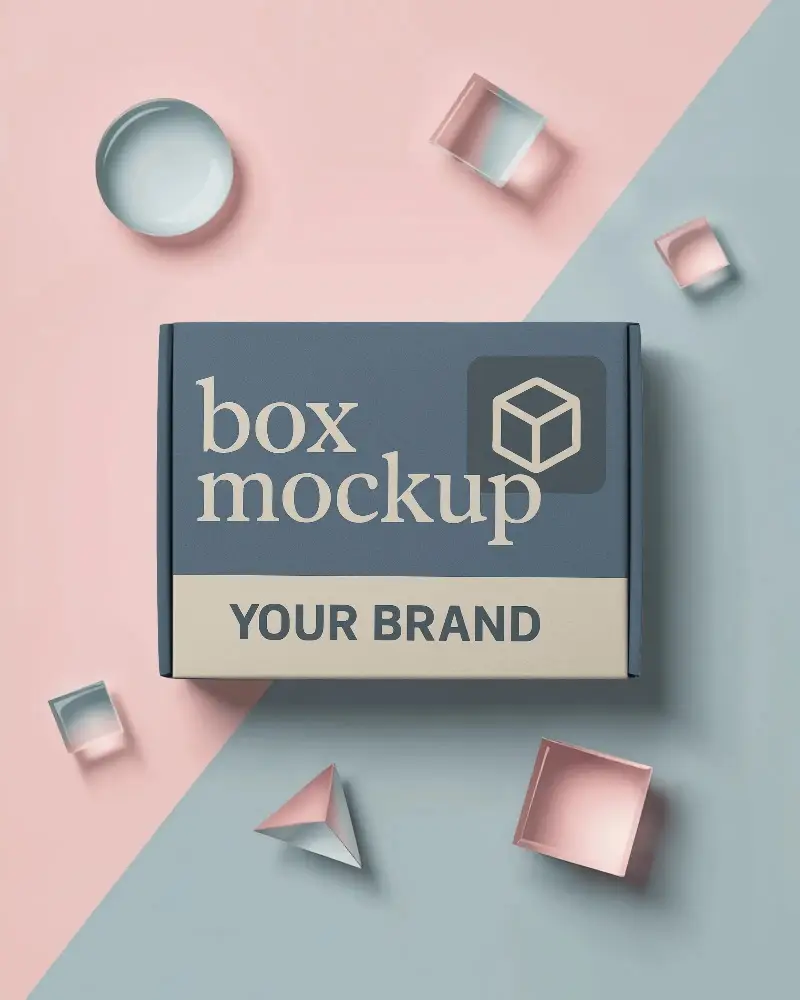 Mailing Box Mockup Free Download | Free Mailer Box Mockups