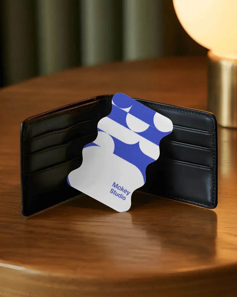 Free Vertical Business Card Mockups