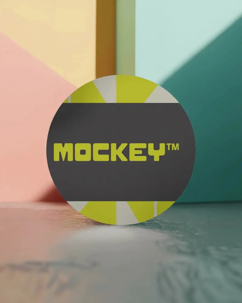 Circle Business Card Mockup Free to Download