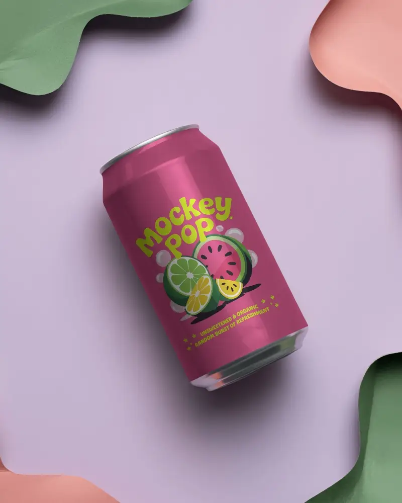 Free Soda Can Mockup for Realistic Beverage Designs