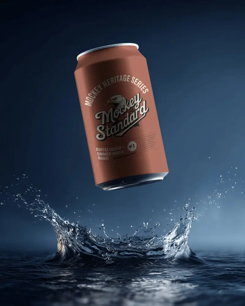 Free Can Mockups to Download