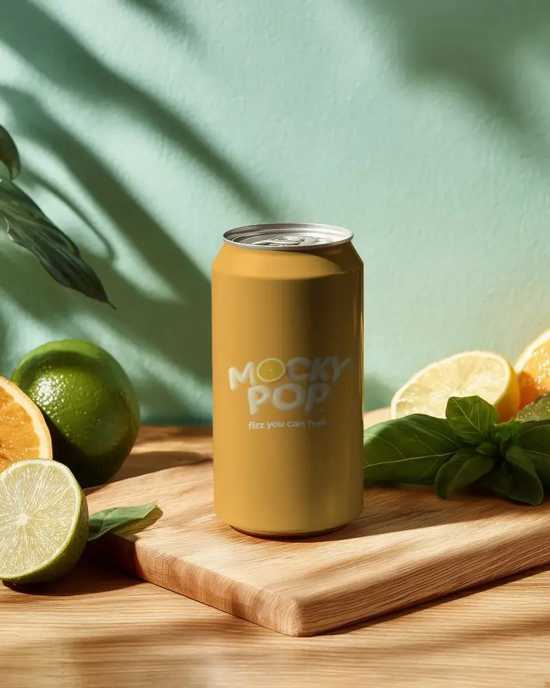 Free Can Mockups to Download