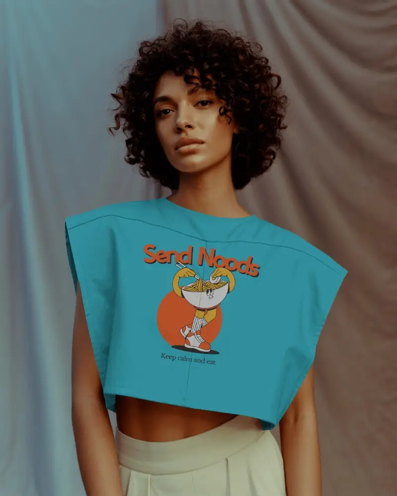 Crop Top Mockup Free Download - Mockey AI