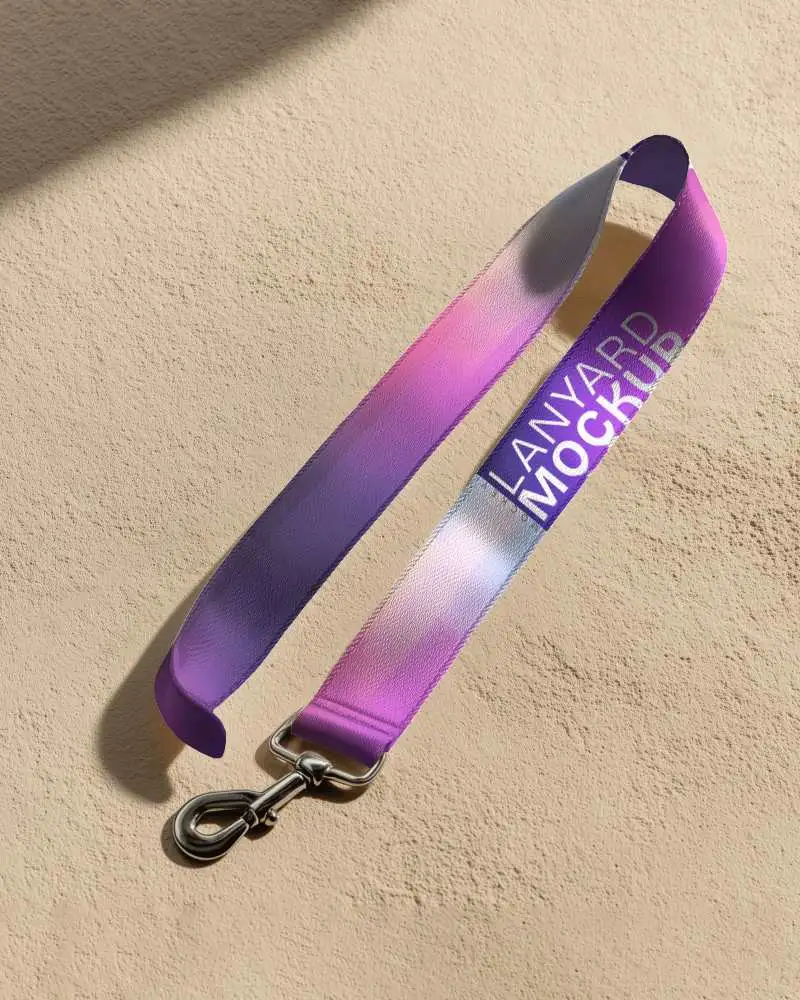 Badge Lanyard Mockup free Download - Mockey