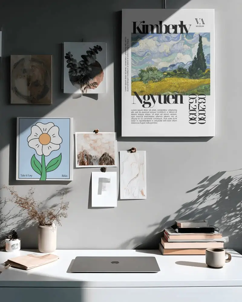 Room Poster Mockup Free Download - Mockey