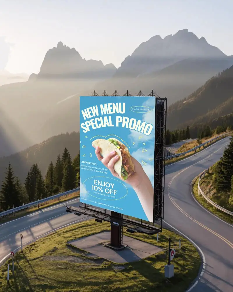 Street Poster Mockup Free Download - Mockey