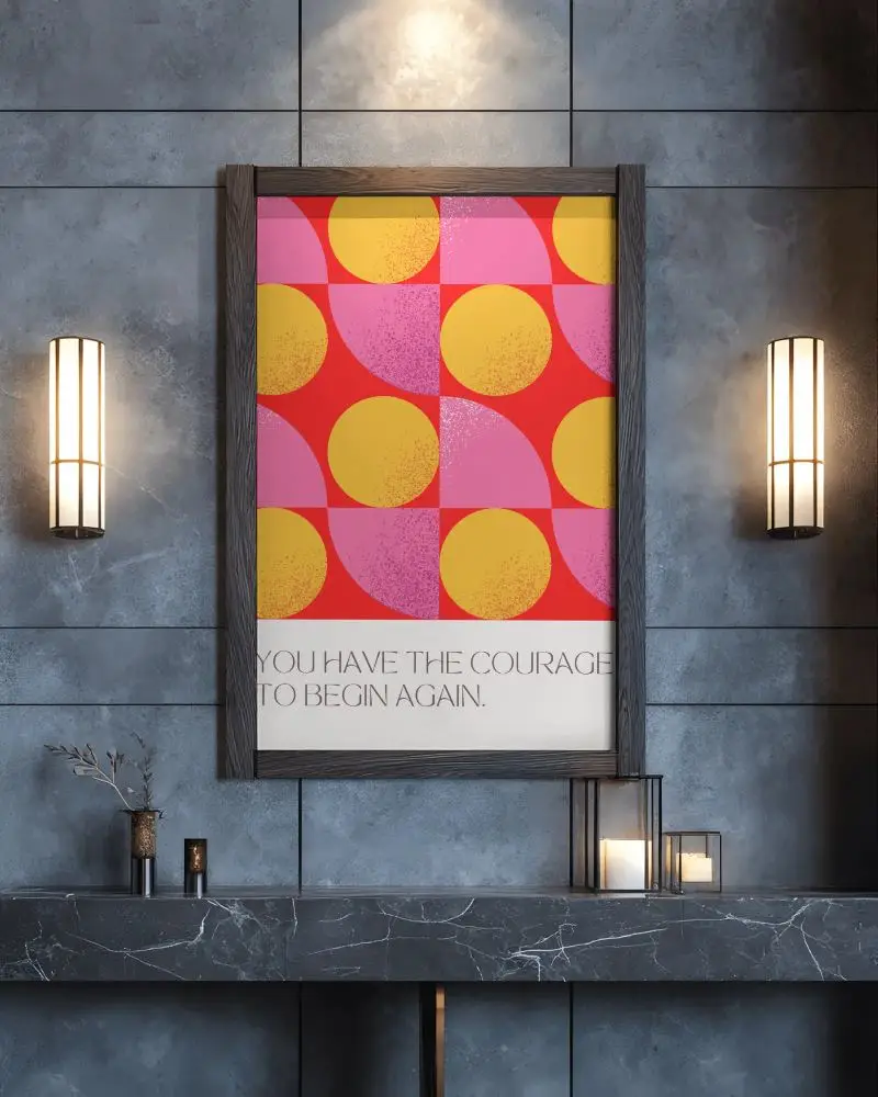 Room Poster Mockup Free Download - Mockey