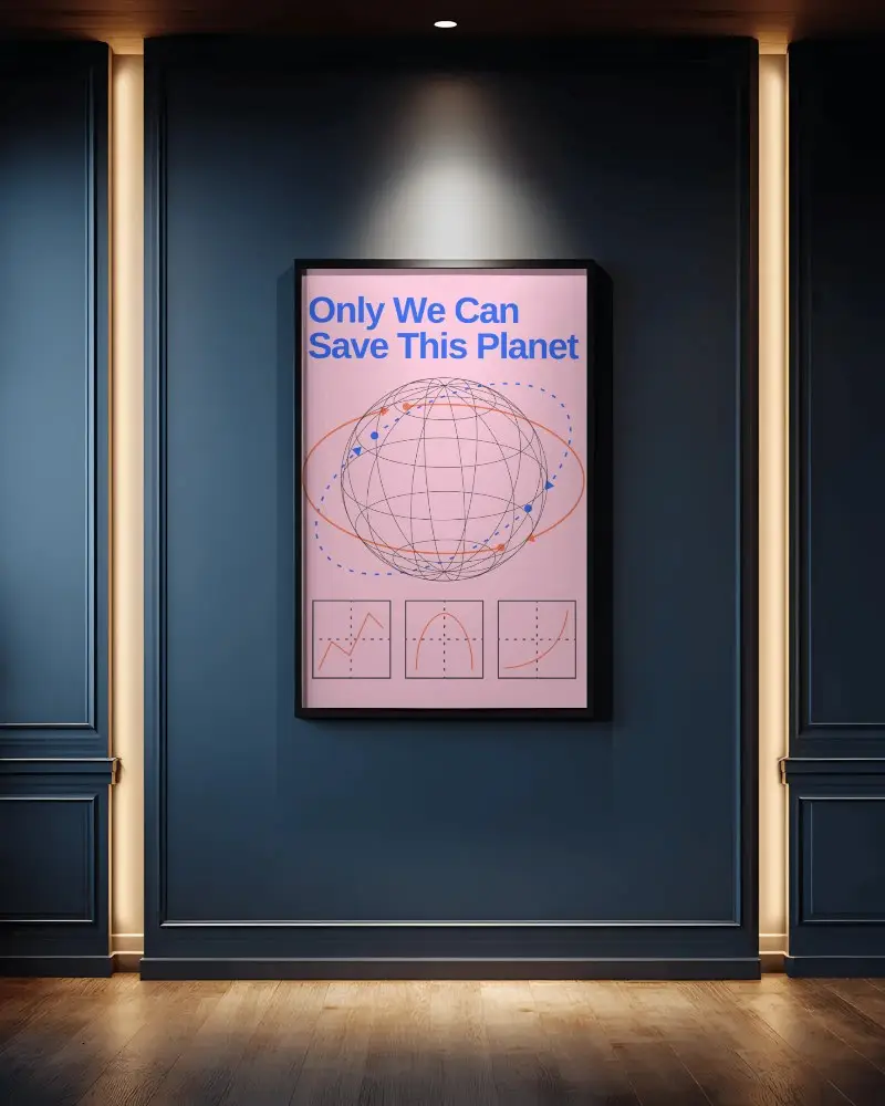 Room Poster Mockup Free Download - Mockey