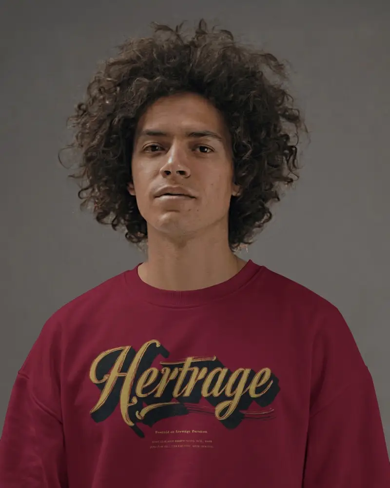 Men Sweatshirt Mockup Free to Download