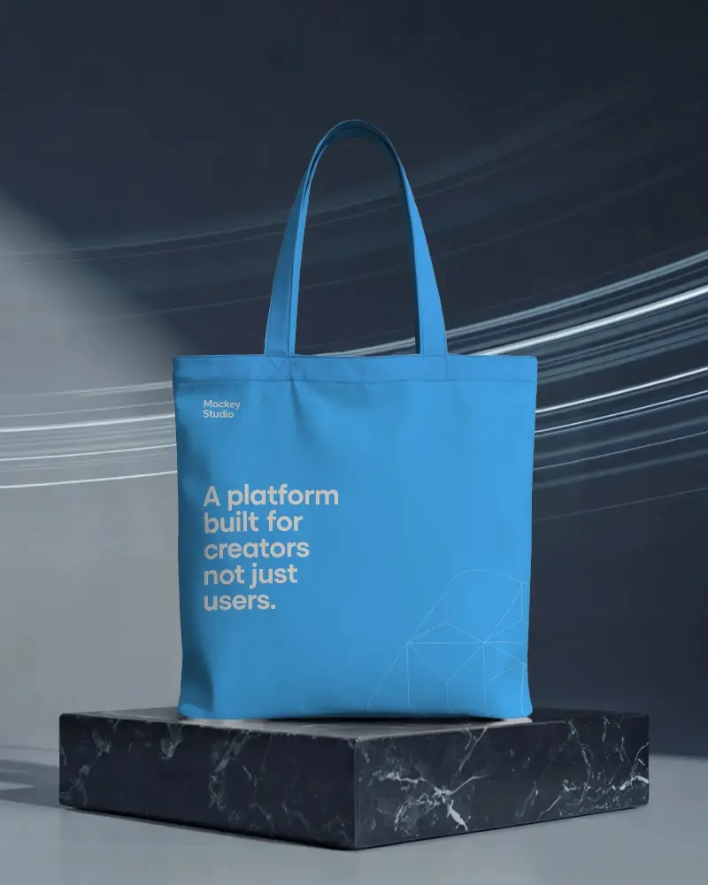 Free White Tote Bag Mockup Templates