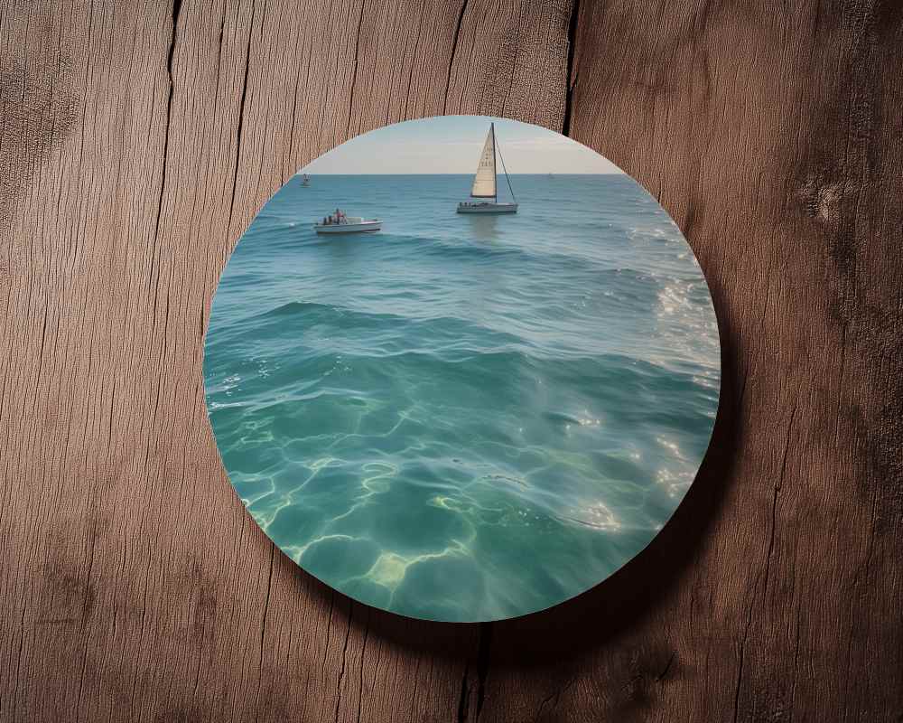 Free Coaster Mockup Download | Round & Square