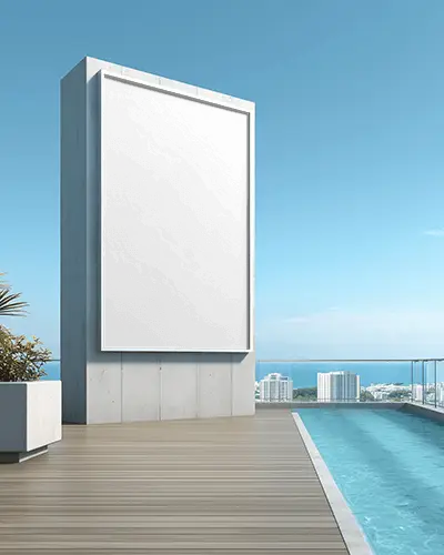 Vertical Billboard Mockup Free Download - Mockey