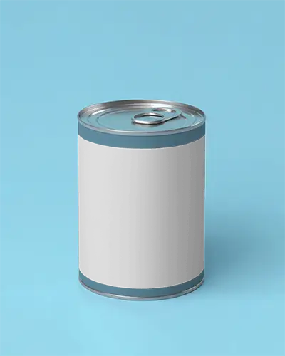 Paper Can Mockup Free to Download